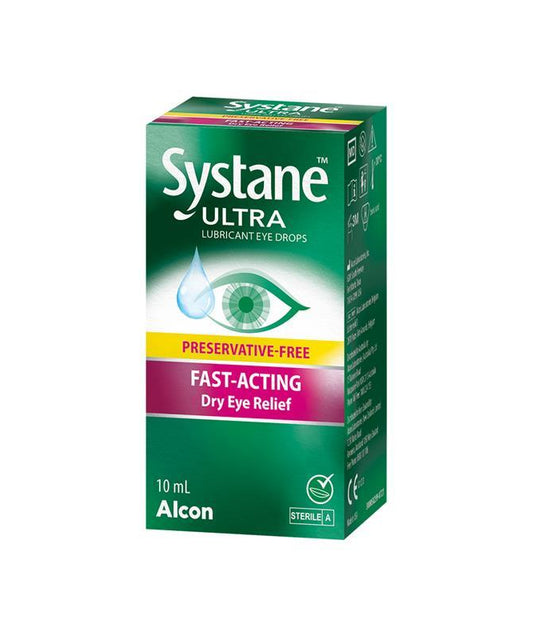 Systane Ultra Multi Dose Preservative Free Lubricant Eye Drops 10ml ...